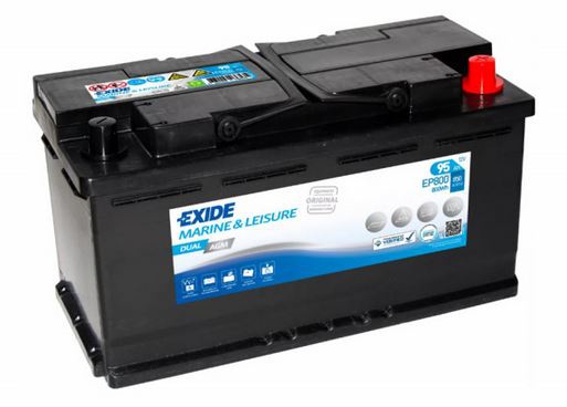 EXIDE EQUIPMENT EQ800 AGM 12V 95Ah 850A